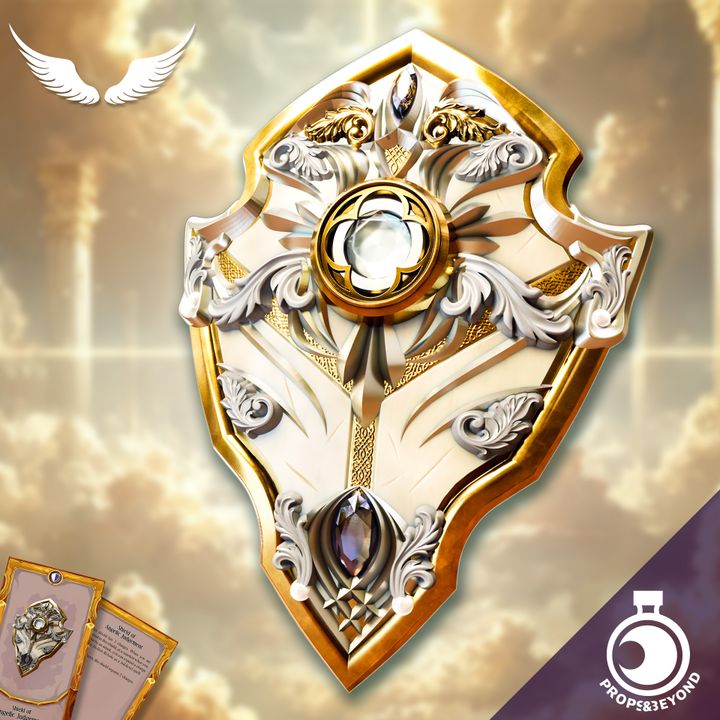 3D Printable Angelic Shield by Props&Beyond